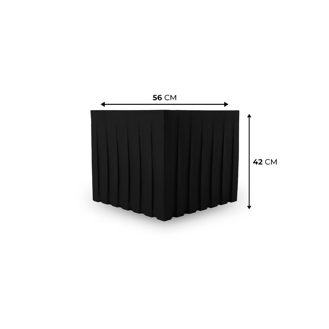 KIT DE 2 VASOS RIPADO PRETO ABSOLUTO - Vasap Design