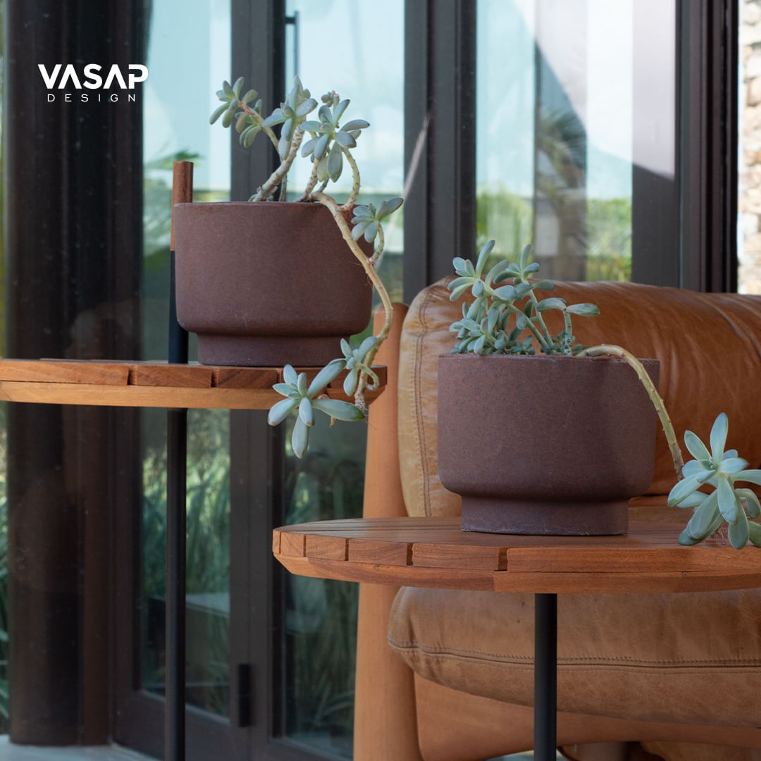 KIT DE 2 VASOS CUMBUCA PP ARGILA - Vasap Design