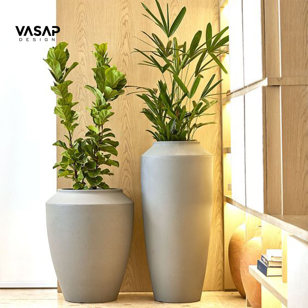 KIT DE VASOS THAI 78 E 110 CINZA - Vasap Design