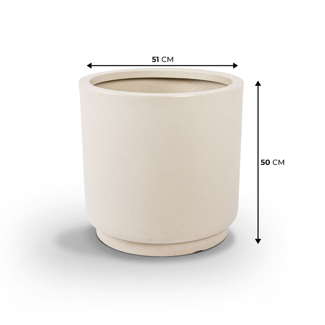 KIT 2 VASOS CUMBUCA ALONGADA E 1 COSMOS 31 AREIA - Vasap Design