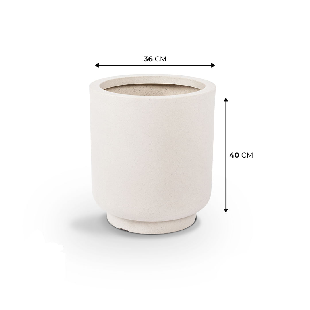 KIT 2 VASOS CUMBUCA ALONGADA E 1 COSMOS 31 AREIA - Vasap Design