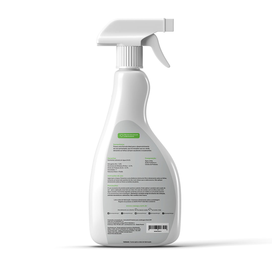 FERTILIZANTE MINERAL MISTO SAMAMBAIAS 500ML - Vasap Design